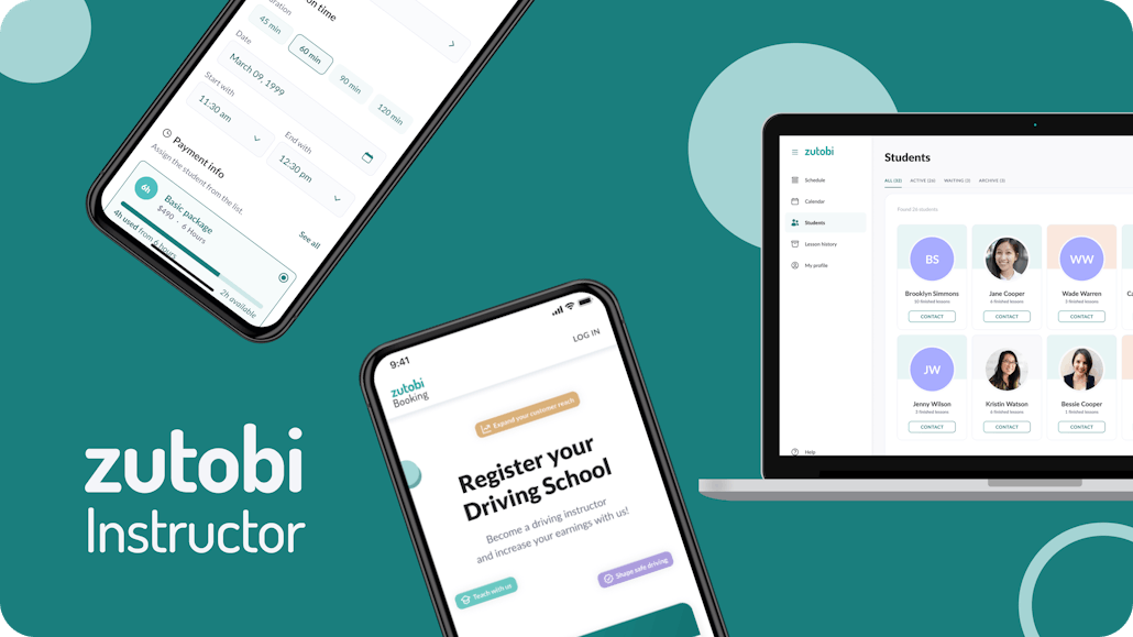 Zutobi Instructor: The All-In-One Driving School Software