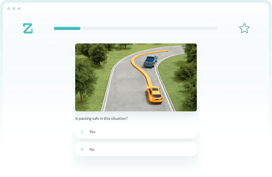 FREE 2024 Permit Practice Test | Zutobi Drivers Ed