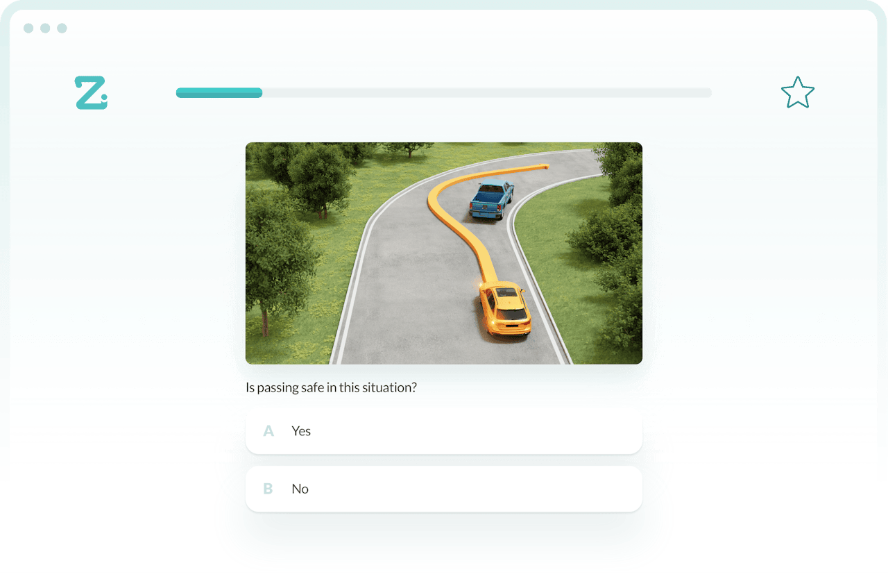 FREE 2024 Permit Practice Test | Zutobi Drivers Ed