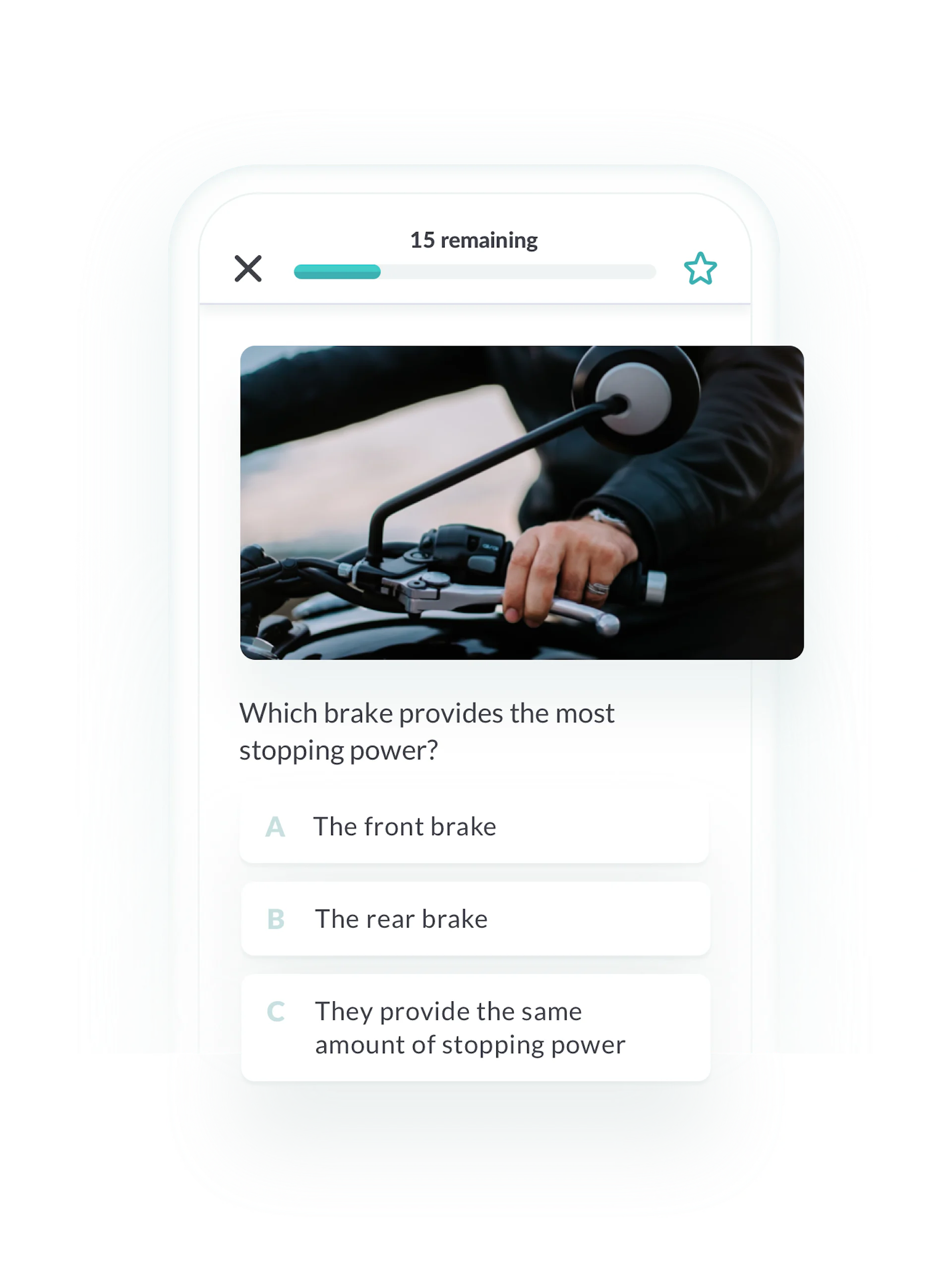 FREE 2026 Motorcycle Permit Practice Test | Zutobi Drivers Ed