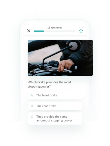 FREE 2026 Motorcycle Permit Practice Test | Zutobi Drivers Ed