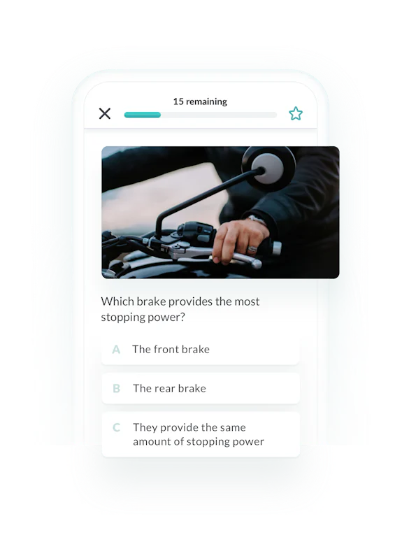 FREE 2026 Motorcycle Permit Practice Test | Zutobi Drivers Ed