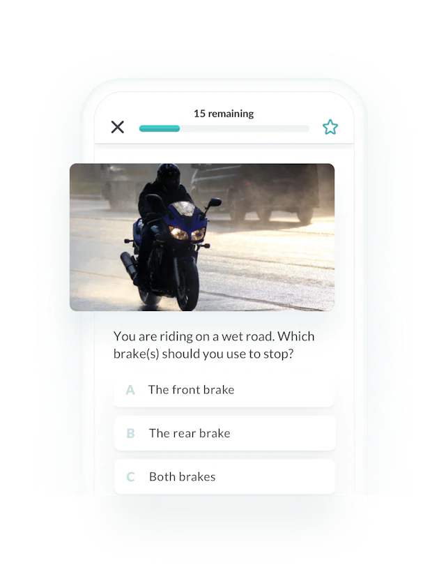 FREE 2026 Motorcycle Permit Practice Test | Zutobi Drivers Ed