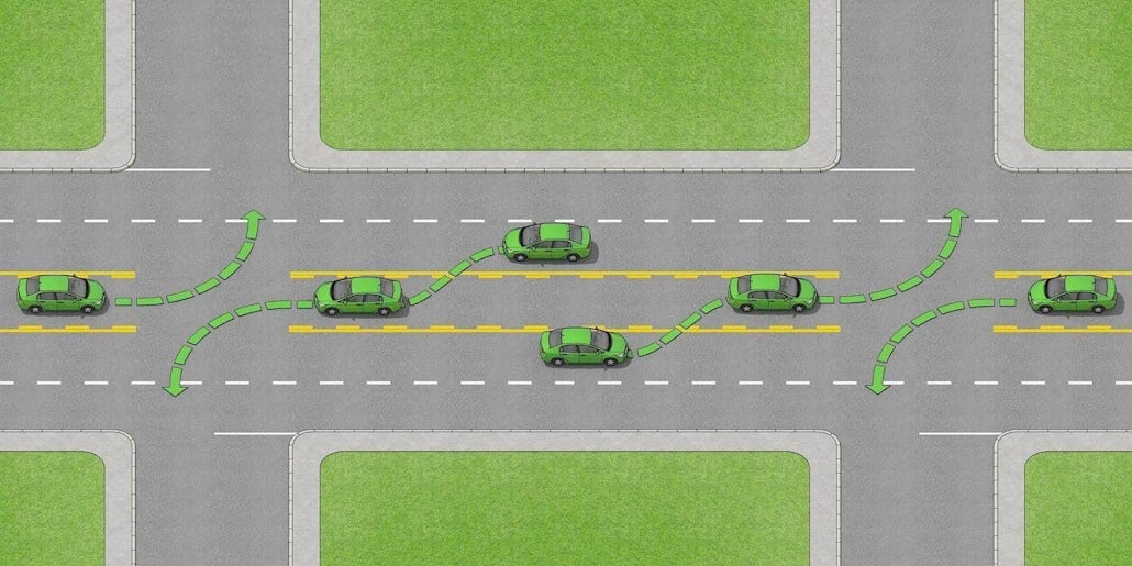 Center Turn Lane Rules Explained | Zutobi Drivers Ed