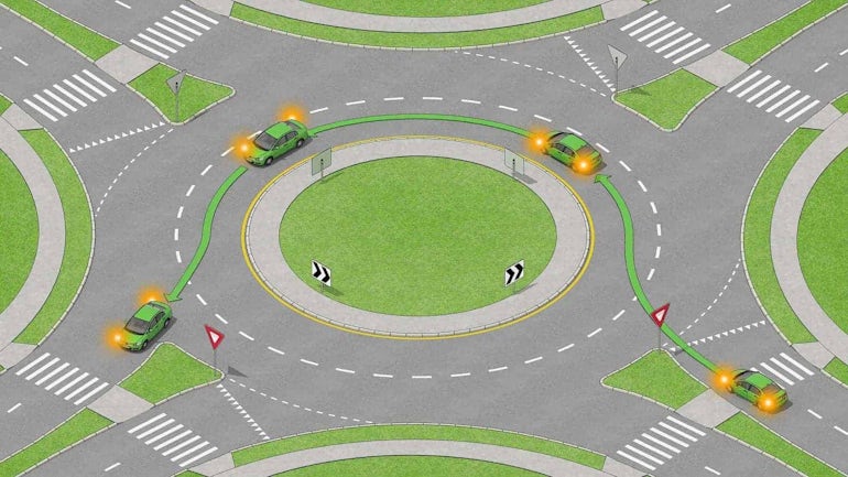 How to Use a Roundabout Correctly: Traffic Rules & Signaling