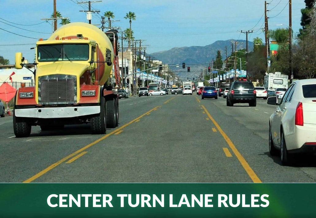 Center Turn Lane Rules Explained | Zutobi Drivers Ed