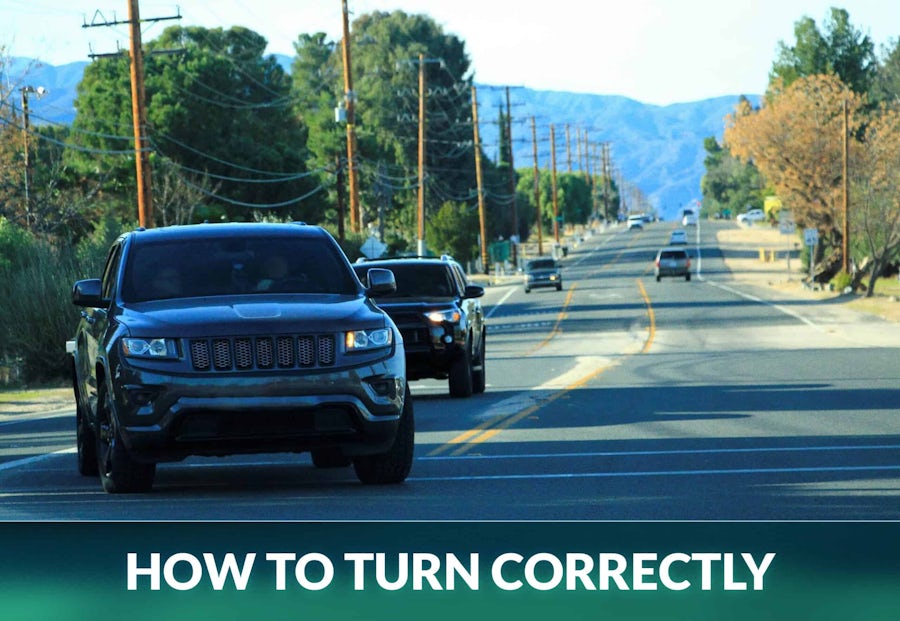 How to Make Turns: U-Turn, Left Turn, Right Turn and Rules