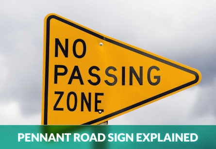 What Is a Pennant Sign & What Does It Mean? | Zutobi Drivers Ed