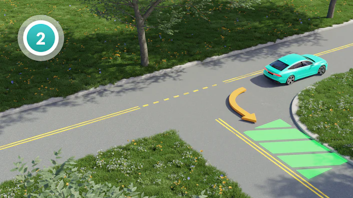How to Do a Two Point Turn in 4 Steps | Zutobi Drivers Ed