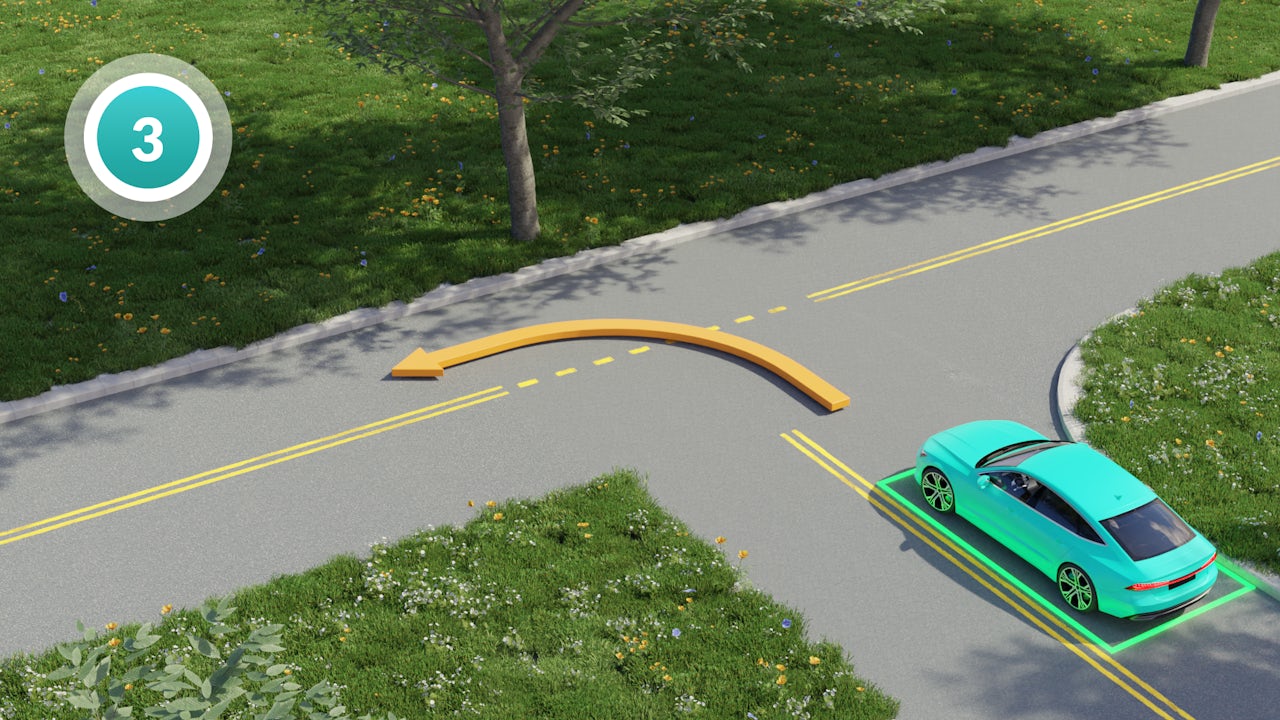 How to Do a Two Point Turn in 4 Steps | Zutobi Drivers Ed