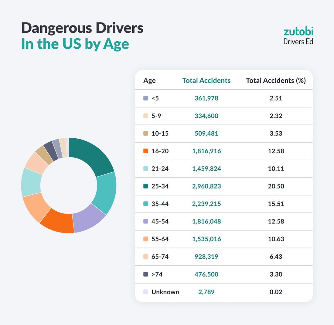 What Do the US's Most Dangerous Drivers Look Like? | Zutobi Drivers Ed