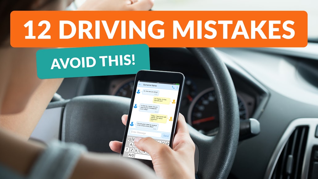 12 Driving Mistakes Every New Driver Should Watch Out For