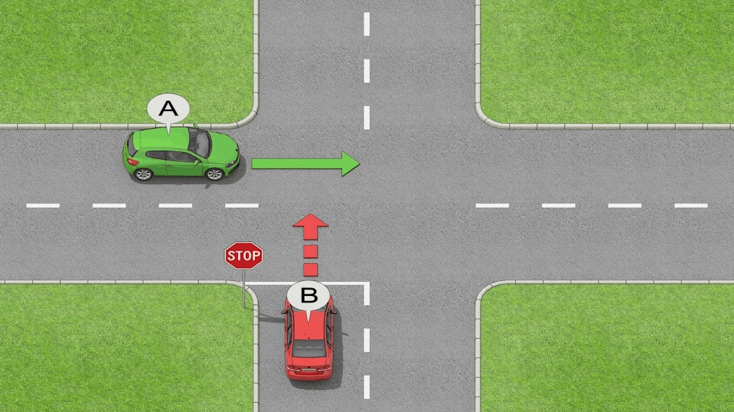 Rules When Facing a Give Way or Stop Sign: Who Goes First?
